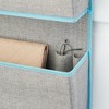 Mdesign Fabric Over Door Hanging Storage Organizer, 3 Pockets, 2 Pack ...