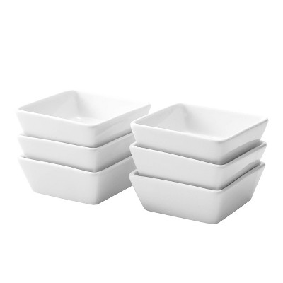 Duka 4-inch White Ceramic Ramekin Set Of Six : Target