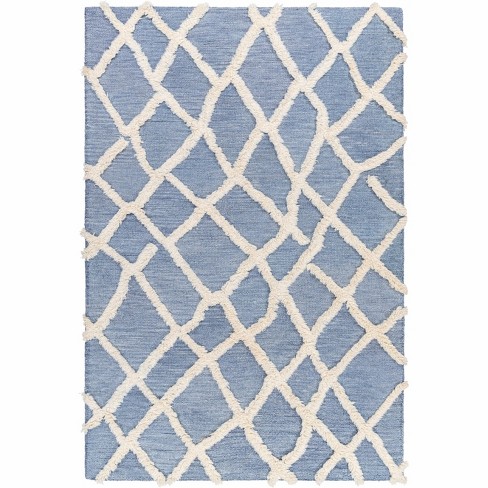Hauteloom Adica Blue Wool Area Rug : Target