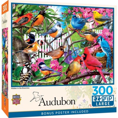 Masterpieces 300 Piece Ez Grip Puzzle - Hidden In The Branches - 18"x24 ...