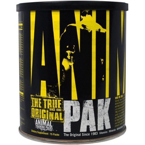 Universal Nutrition Animal Pak Multi-vitamins, Available In 15, 30, And ...