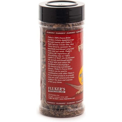 Flukers Freeze-dried Crickets Gut Loaded With Calcium Pet Food - 1.2 Oz ...