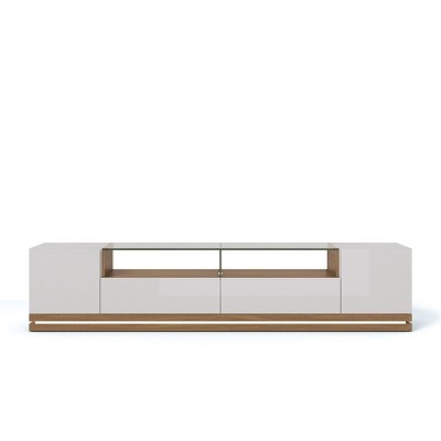 Jasper Tv Stand For Tvs Up To 75" Off White - Manhattan Comfort : Target
