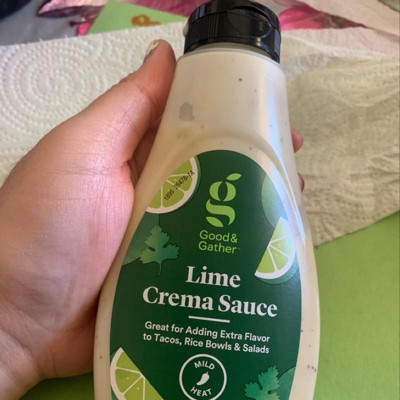 Lime Crema Sauce - 8.4oz - Good & Gather™ : Target