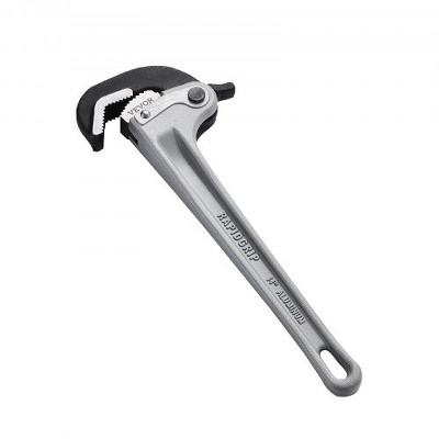 Vevor Pipe Wrench, 14" Aluminum - Straight Pipe Wrench With Auto Jaw ...