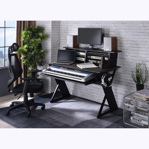 Nicbex Home Office Desks 47" Morden Desk With Storage Music Desk With ...