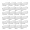 Sterilite 13538608 Narrow Storage Trays With Sturdy Banded Rim And ...