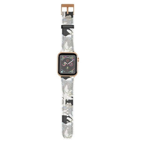 Evamatise Leopards And Palms Rainbow 38mm/40mm Rose Gold Apple Watch ...