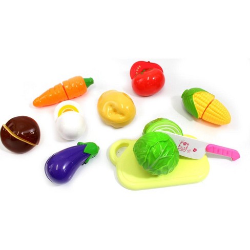 Toy cutting fruit velcro cooking playset store
