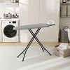 Yaheetech Foldable Height-adjustable Iron Table with 4-layer Pad for ...
