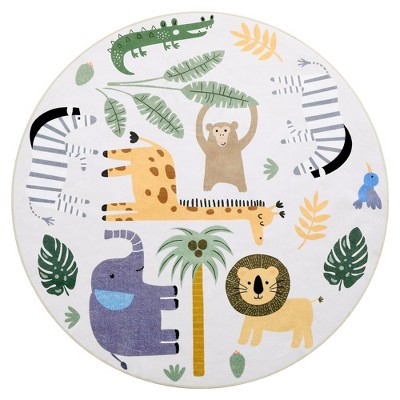 World Rug Gallery Kids Educational Learning Alphabet Symbols Non Slip ...