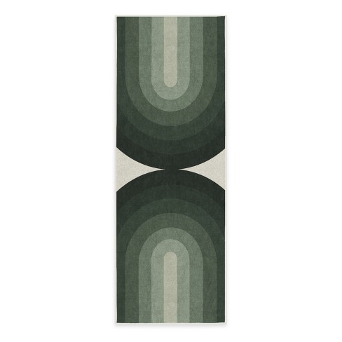 Ruggable Absida Washable Modern Runner Rug - Sage 2'6"x7'. : Target