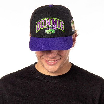 Nickelodeon Mens' Teenage Mutant Ninja Turtles Embroidered Snapback Hat ...