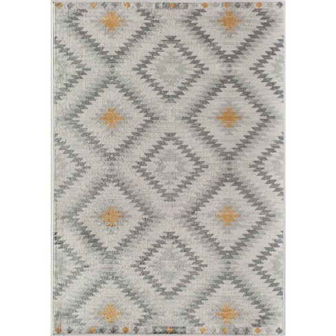 Cosmoliving By Cosmopolitan Soleil Br30d Kilim Flame Area Rug For ...