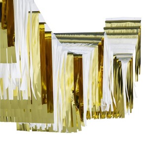 12 Ft. Gold Metallic Foil & Tissue Paper Ceiling Decoration : Target