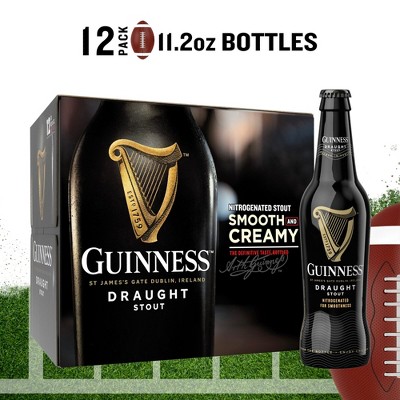 Guinness Draught Beer- 12pk/11.2 Fl Oz Bottles : Target