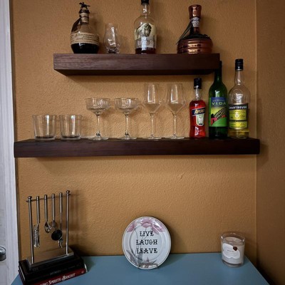 24" Floating Wood Shelf - Threshold™ : Target