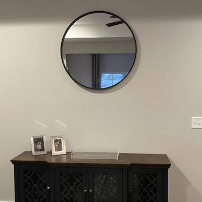 34" Round Decorative Wall Mirror - Threshold™ Designed With Studio ...
