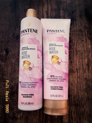 Pantene Sulfate Free Rose Water Shampoo And Conditioner Dual Pack ...