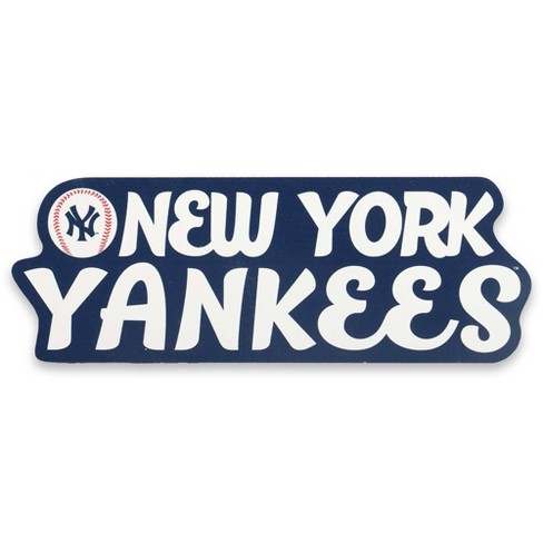 Mlb New York Yankees Retro Wood Wall Decor : Target