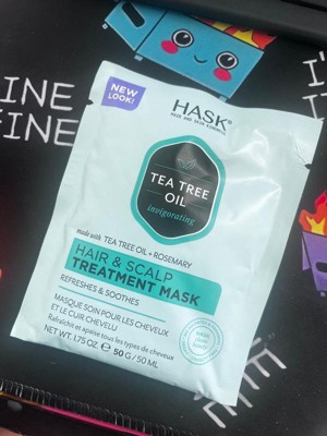 Hask Scalp Treatment Hair Mask Infused With Tea Tree & Rosemary Oil - 1 ...