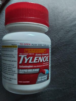 Tylenol Extra Strength Rapid Release Pain Reliever & Fever Reducer ...