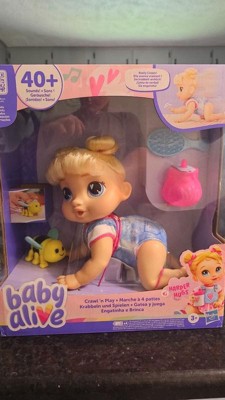 Baby Alive 13.5" Crawl N Play Harper Hugs : Target