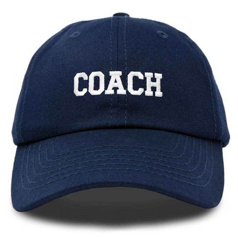 Dalix Coach Embroidered Sports League Baseball Cap Adjustable Dad Hat ...