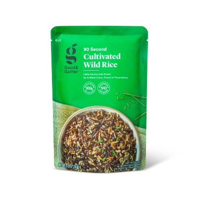 90 Second Cultivated Wild Rice Microwavable Pouch - 8.5oz - Good ...