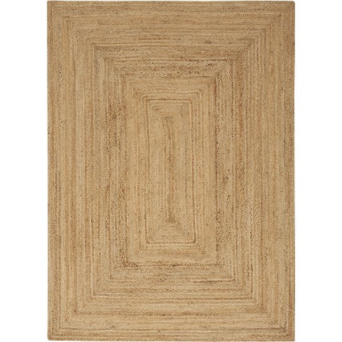 Nourison Farmhouse Handwoven Natural Jute Area Rug : Target