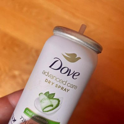 Dove Beauty Cool Essentials Antiperspirant Mini Deodorant Dry Spray ...