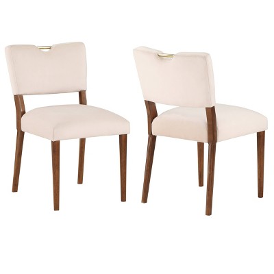 Comfort Pointe Bonito Dining Chair Midnight Blue: Set Of 2, Velvet ...