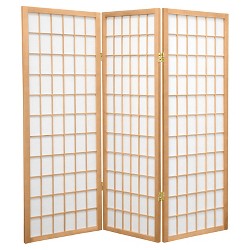 6 Ft. Tall Jute Shoji Screen - Natural (6 Panels) : Target