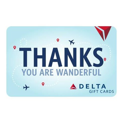 Delta Airlines Thank You $500 Gift Card (email Delivery) : Target