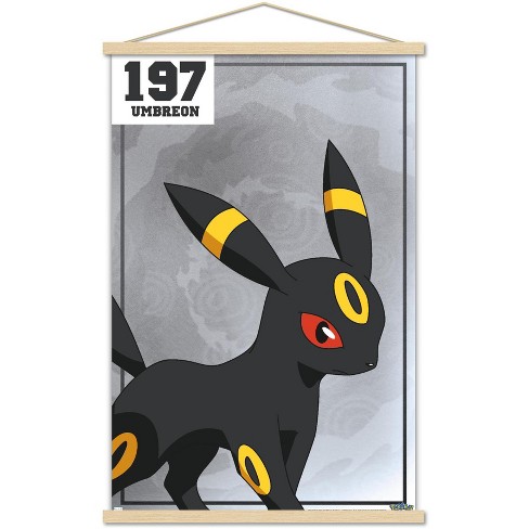 Trends International Pokémon - Umbreon 197 Magnetic Framed Wall Poster ...
