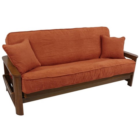 Blazing Needles Solid Microsuede Double Corded 8 To 9-inch Full Futon ...