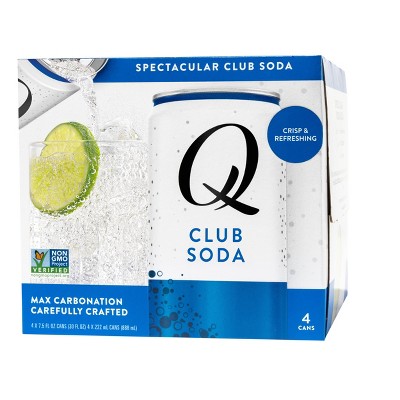 Q Mixers Club Soda - 4pk/7.5 Fl Oz Cans : Target