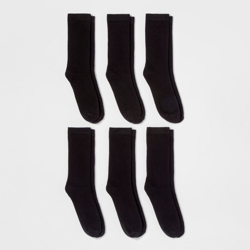 Women's 6pk Crew Socks - A New Day™ 4-10 : Target