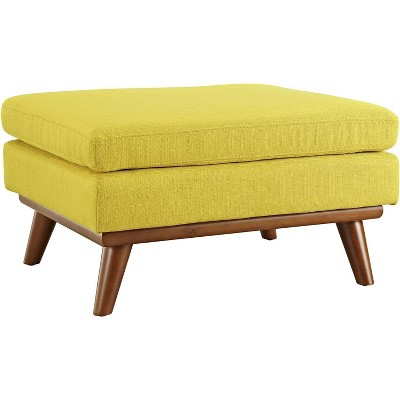 Engage Upholstered Fabric Ottoman Beige - Modway : Target