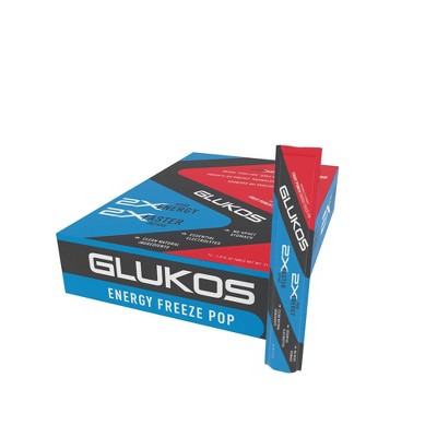 Glukos Energy Freeze Pops - Fruit Punch - 12ct : Target