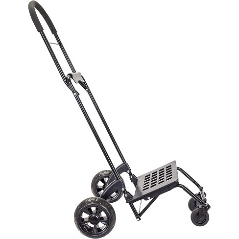 Dbest Trolley Dolly Rover, 4 Wheeled Push Folding Utility Cart Hand ...