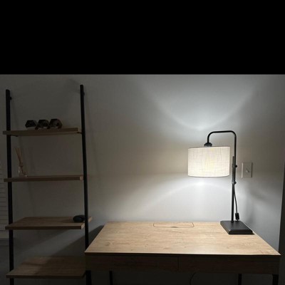 Knox Adjustable Shaded Table Lamp Black - Threshold™ : Target