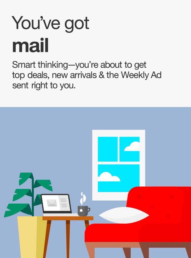 Email Sign-Up : Target