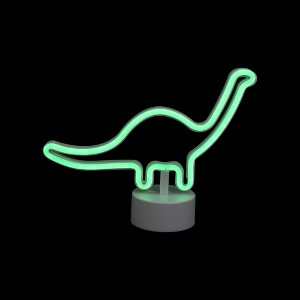 Northlight Led Dinosaur Neon Table Light - 11" - Green : Target