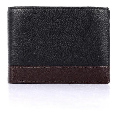 Karla Hanson Men's Rfid Leather Bifold Wallet W/ Card Holder Insert ...