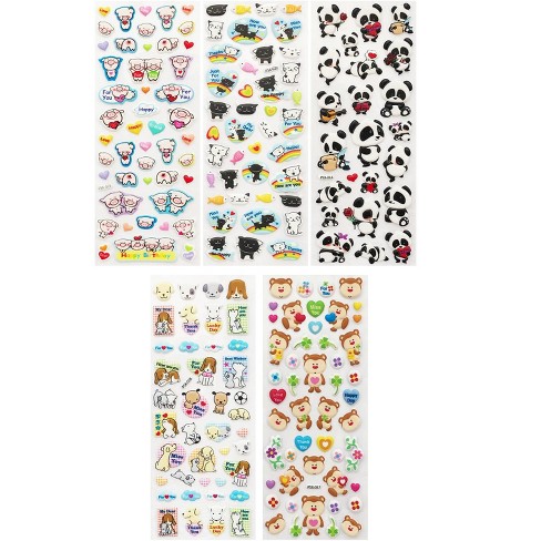 Wrapables 3d Puffy Stickers Bubble Stickers For Crafts & Scrapbooking ...