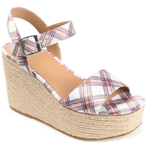 Journee Collection Womens Pearrl Tru Comfort Foam Wedge Heel Espadrille ...