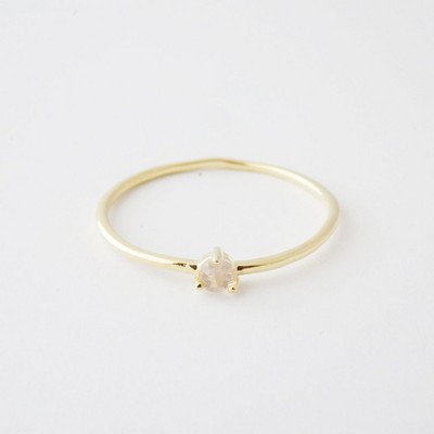 Rose Quartz Point Solitaire Ring Gold 8 - Honeycat : Target