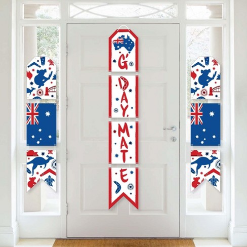 Big Dot Of Happiness Australia Day - Hanging Vertical Paper Door ...