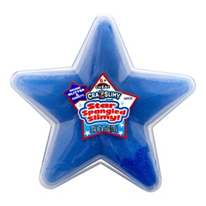 Cra-Z-Slimy Americana Star Spangled Slimy Container - Blue : Target